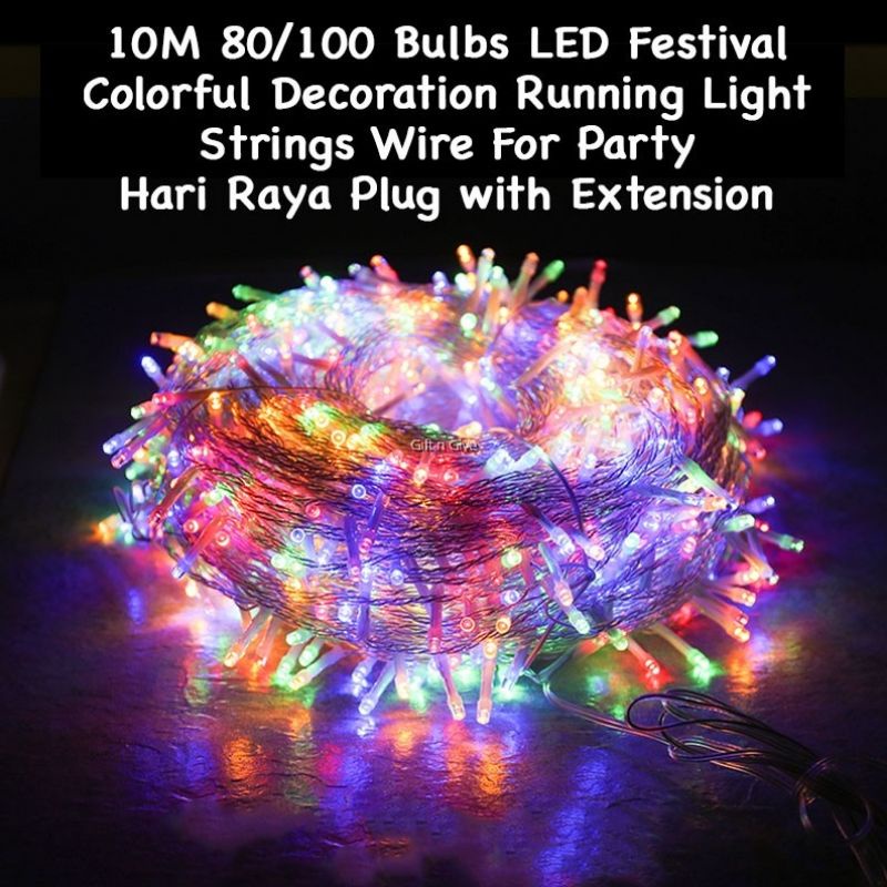 Raya Sales🔥100LED 10M Led Light / Fairy Light / Lampu Raya / Lampu LED ...
