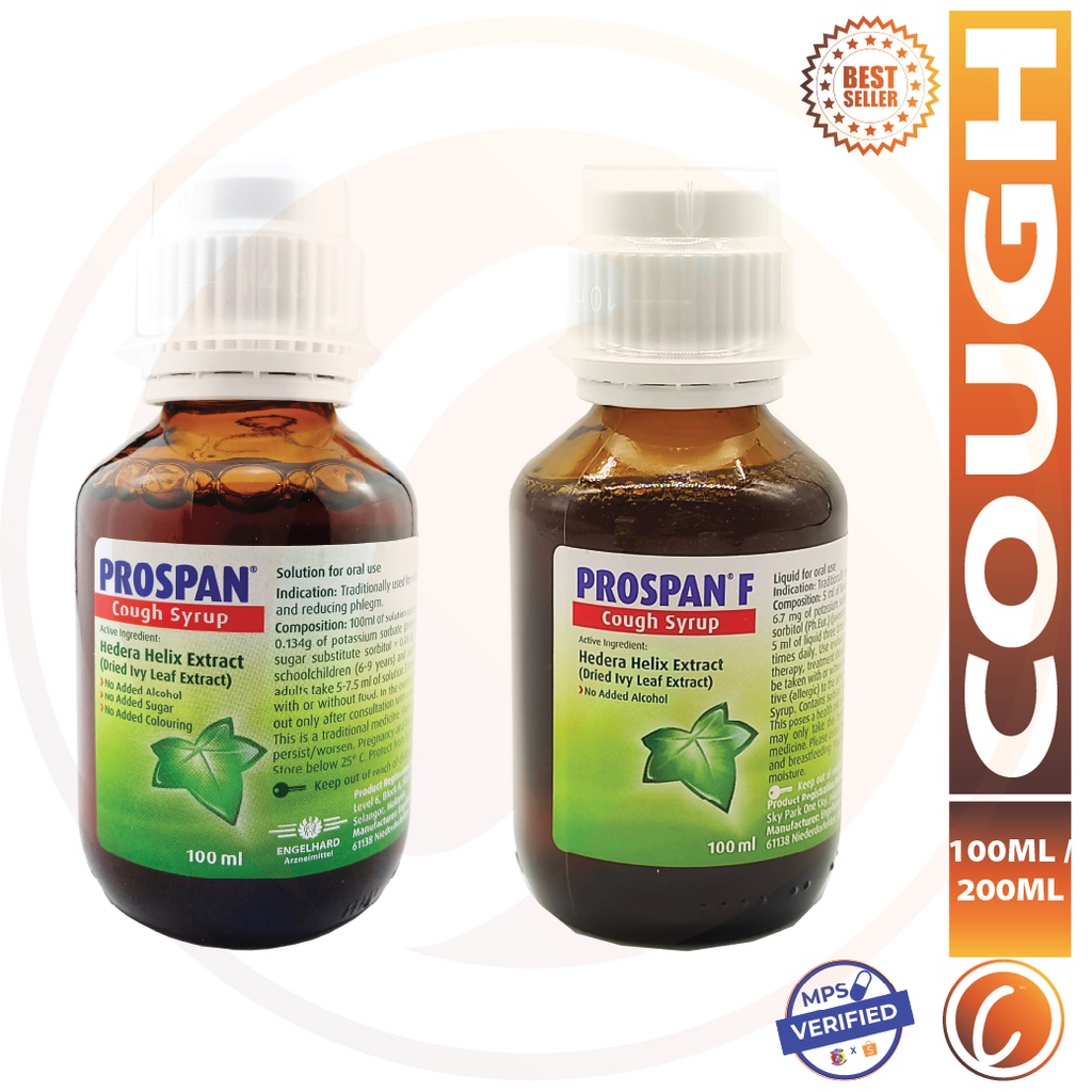 PROSPAN/PROSPAN F Cough Syrup 100/200ML/9PACKS | Shopee Malaysia