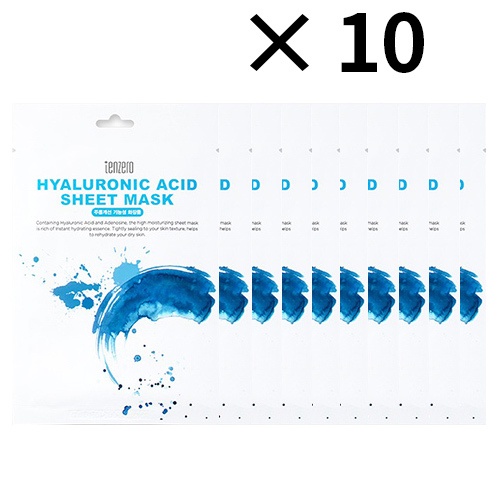 Tenzero Hyaluronic Acid Sheet Mask 25ml x 10pcs | Shopee Malaysia