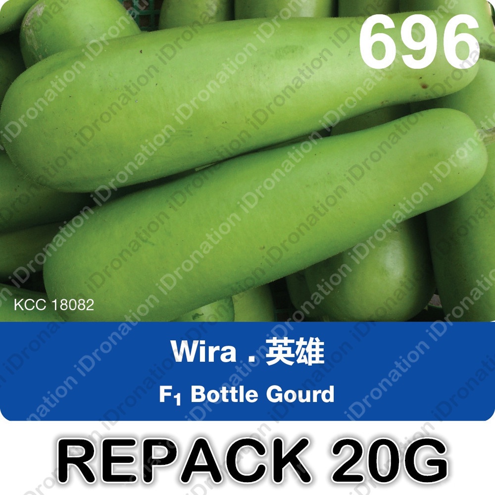 Leckat 696 Seed Seeds Biji Benih Sayur Vegetable 20G 100G 100GM Labu Air Panjang F1 Hybrid ...
