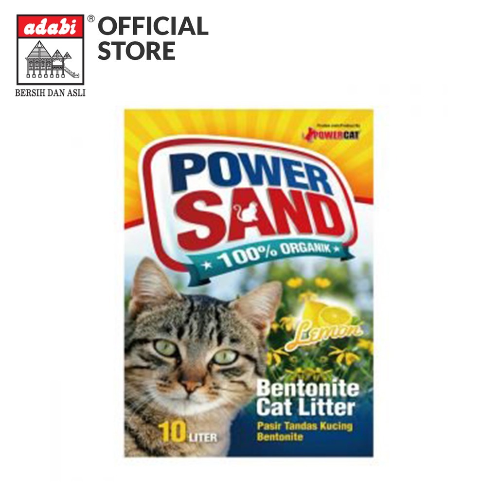 Powercat Pasir Tandas Kucing Bentonite Lemon (10L) | Shopee Malaysia