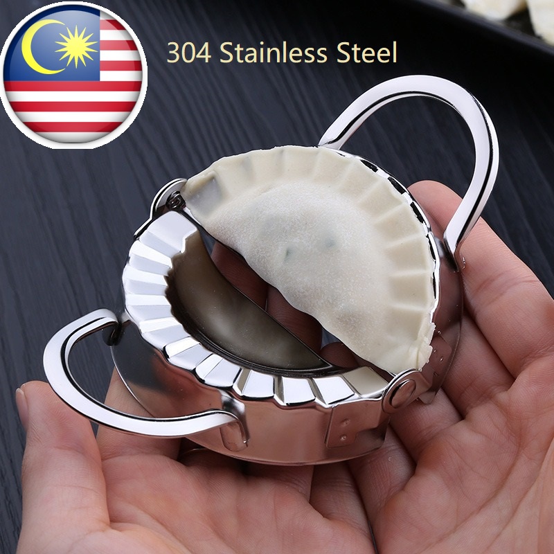 KL STOK SUS304 dumpling karipap maker dumpling mould mini size 7.5cm ...