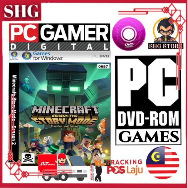🔥 PC DVD GAMES 🔥 Game Minecraft Story Mode Season 2 for PC LAPTOP Ready ...