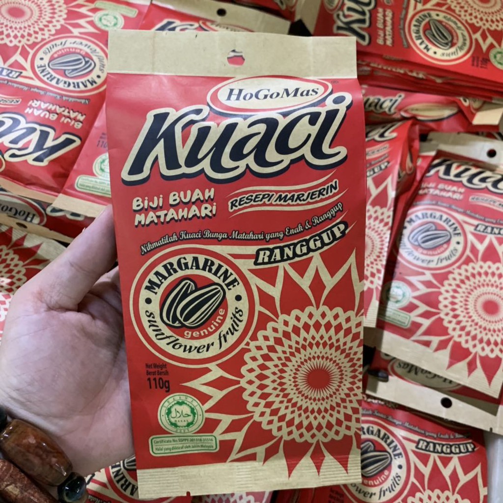 HoGoMas Kuaci Marjerine 110g 黄油瓜子 110克 Halal 清真 Sunflower Seed 向日葵 种子 ...