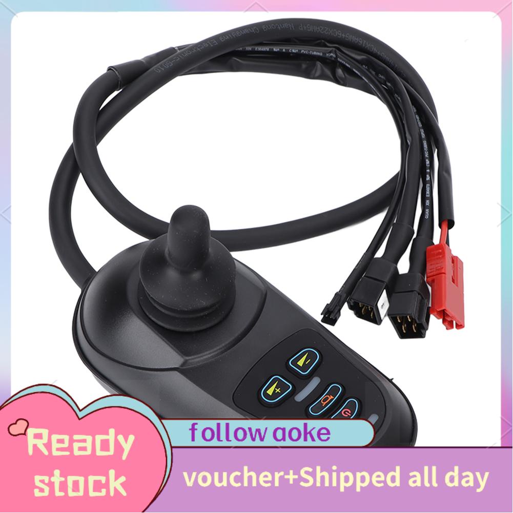 Aoke Professional Electric Wheel Chair Joystick Controller Brushed 4P ...