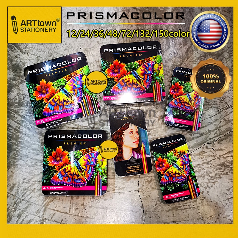 Prismacolor 12/24/48/72/132/150 Pack Prismacolor Premier Colored ...