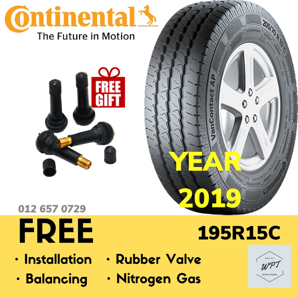 195R15C Continental VanContact™ AP (Installation) NEW TYRE TIRE TAYAR ...