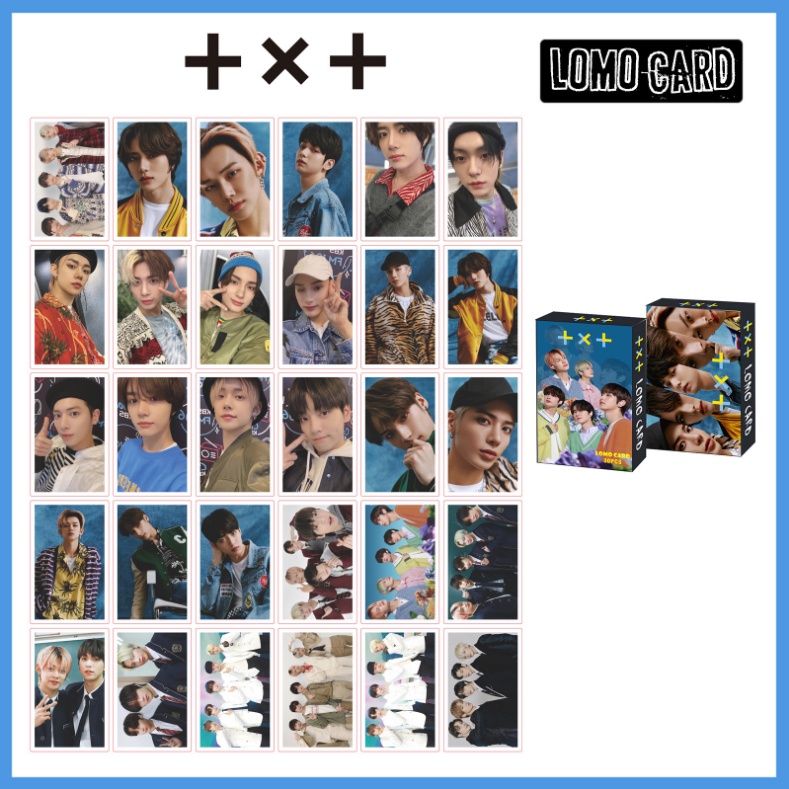 TXT Lomo Card 30pcs Kpop TXT Album Collective HD Photocard Surrender ...