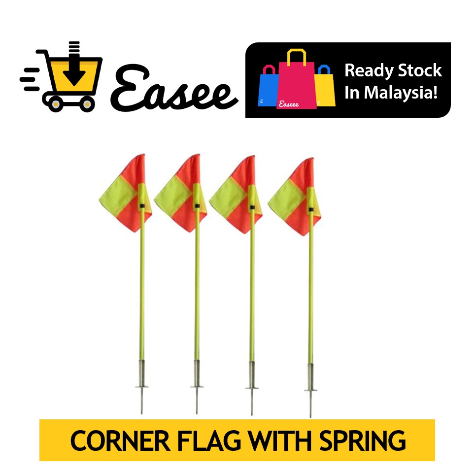 Football Corner Flag with Spring (4pcs per set) | Shopee Malaysia