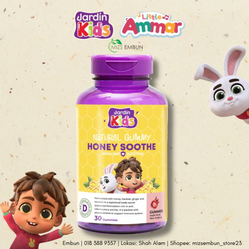 [ Ready Stok & Freegift ] Natural Gummy Honey Soothe | Jardin Pharma ...