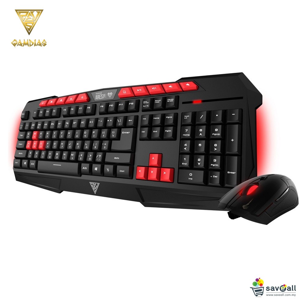 Gamdias Ares v2 Essential Keyboard + Demeter v2 Mouse Combo (GKC100 ...