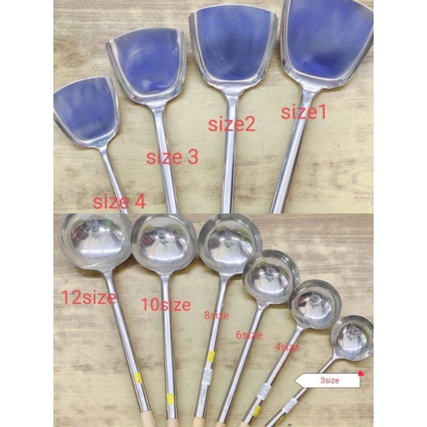 [READY STOCK] Sudip masakan Panas/Senduk Goreng besi tebal/Stainless ...