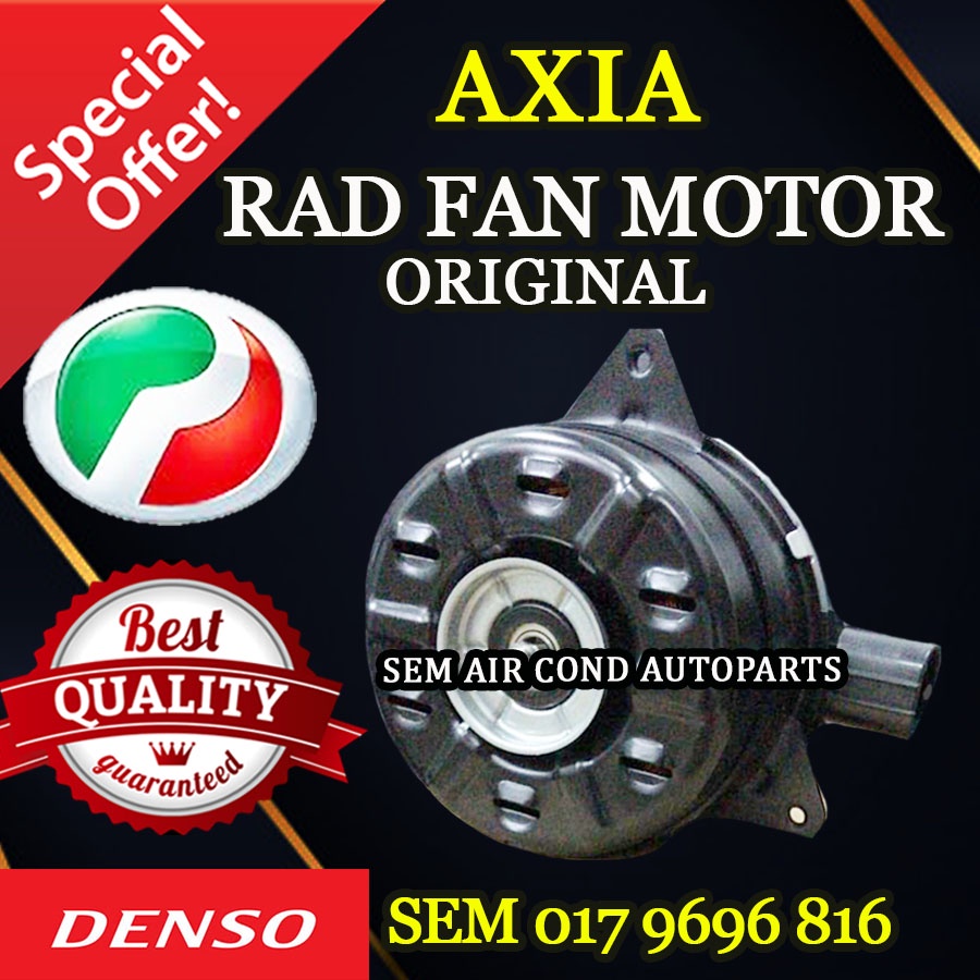 PERODUA AXIA ORIGINAL DENSO ND RAD/ RADIATOR FAN MOTOR (CAR AIRCOND ...