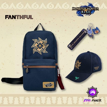 FANTHFUL Monster Hunter Rise Merchandise - Messenger Bag, Cap/Hat ...