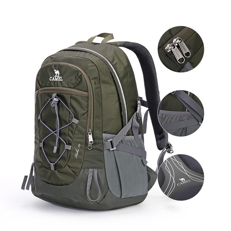 Camel backpack travel water repellent outdoor hiking bag | Shopee Malaysia