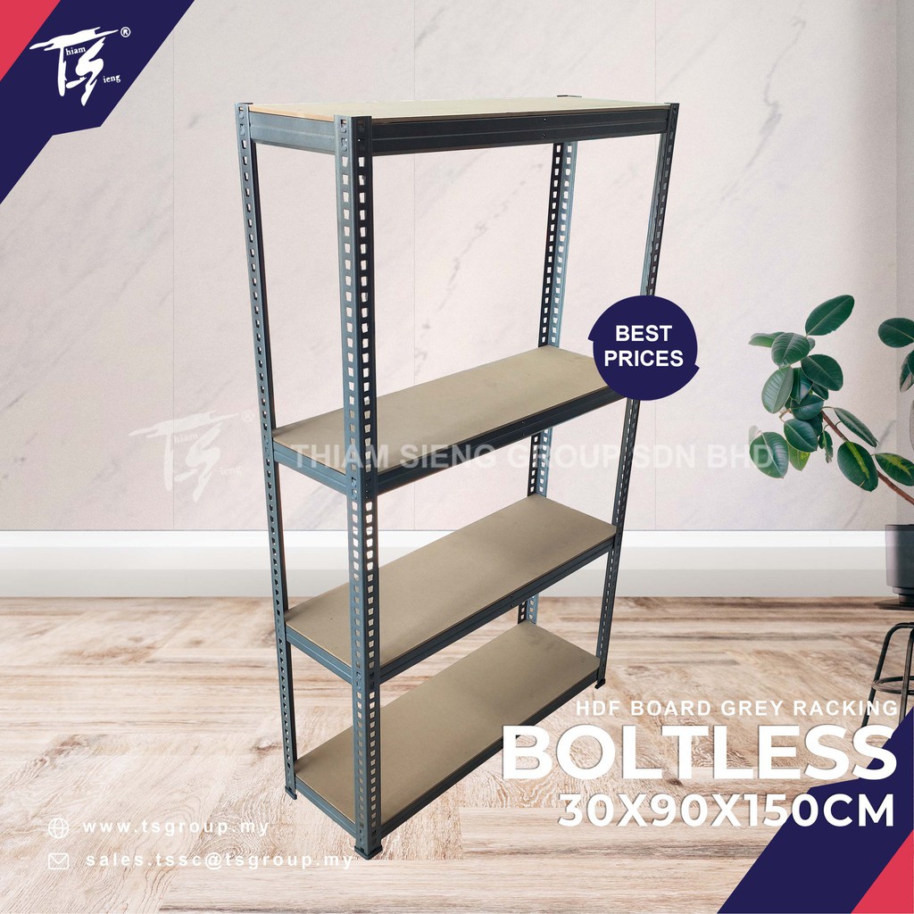 Boltless Diy Racking W30xl90xh150cm Multi Purpose Racking Storage Office File Storage Shopee