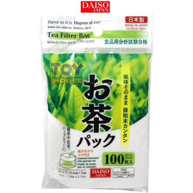 Daiso Tea Filter Bag Contents 100 | Shopee Malaysia