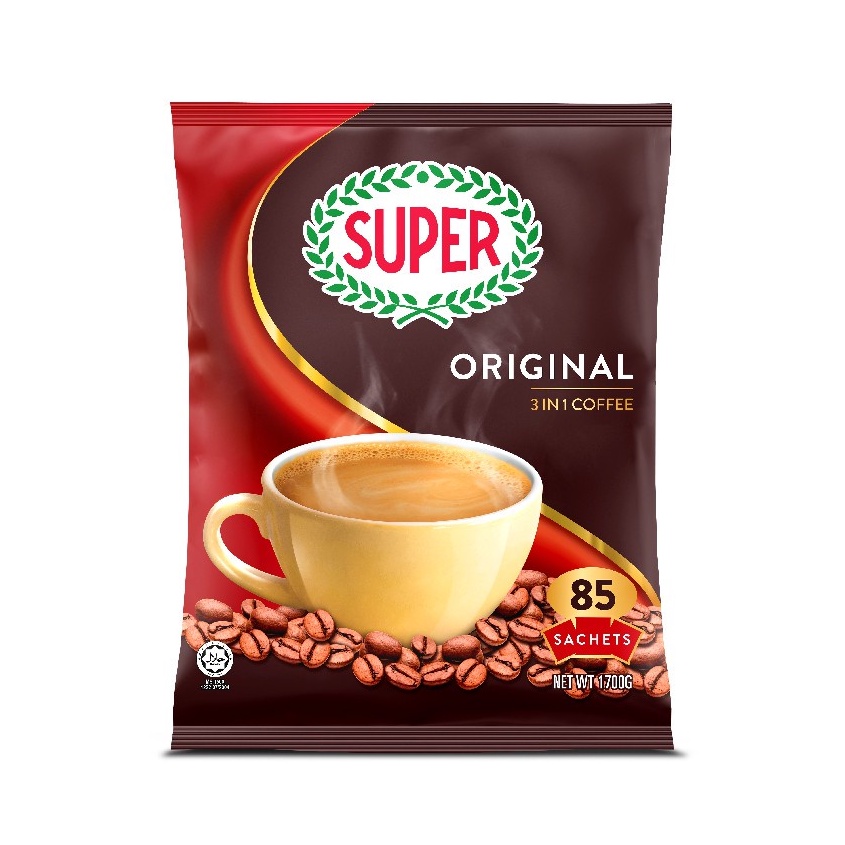 SUPER Coffee {Original} 85 Sachet X20g - New Pack | Shopee Malaysia