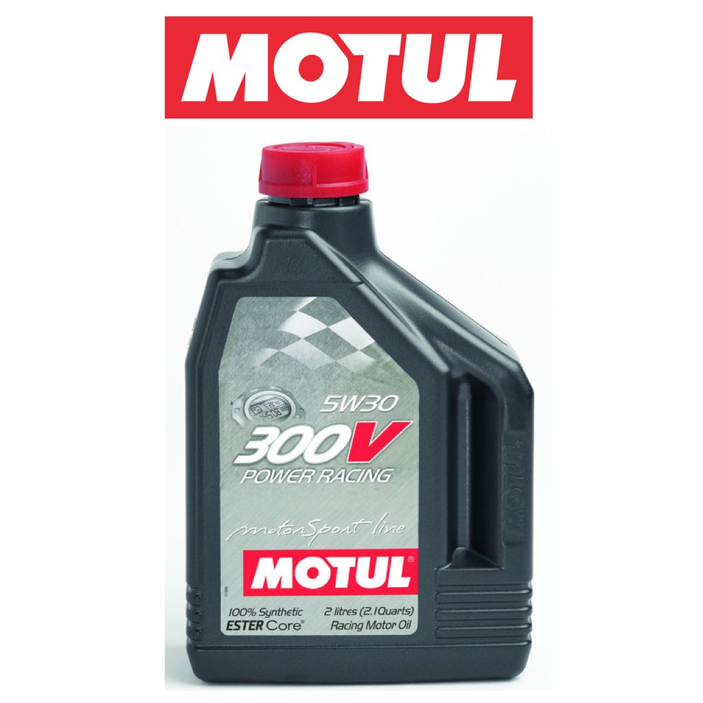 Motul 300V Power Racing 5W30 Engine Oil (2L) | Shopee Malaysia