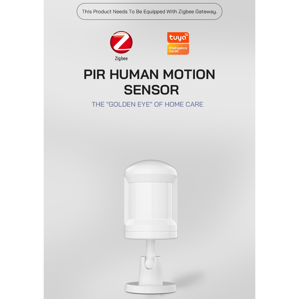 TUYA Zigbee PIR Motion Sensor Smart Human Body Sensor Wireless Motion Detector Security Alarm ...