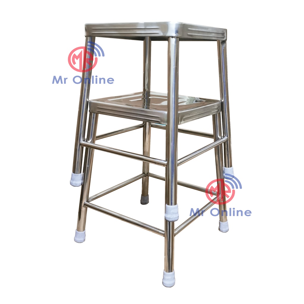 Stainless Steel Stool / Square Chair / Outdoor Indoor Chair / Portable ...