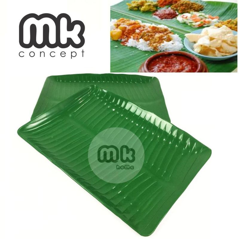 Banana Leaf Plate Pinggan Nasi Lemak Daun Pisang | Shopee Malaysia