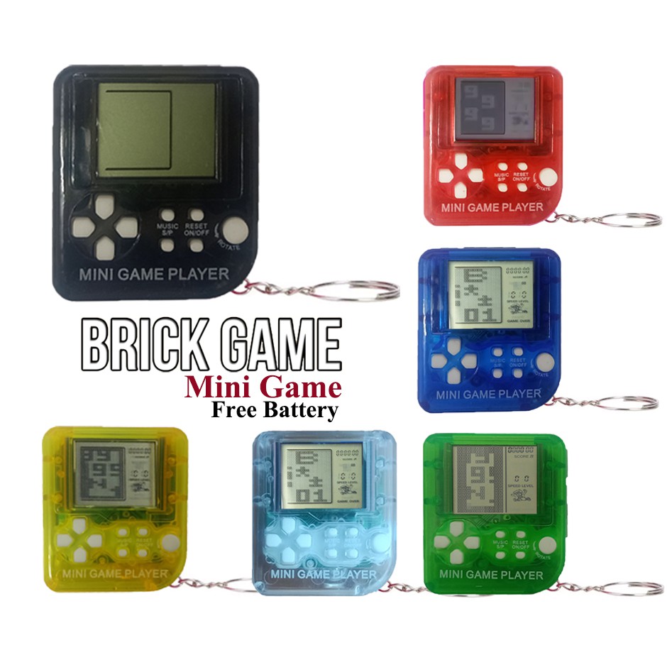 Mini Keychain With Portable Large Screen Classic Brick Game | Shopee ...