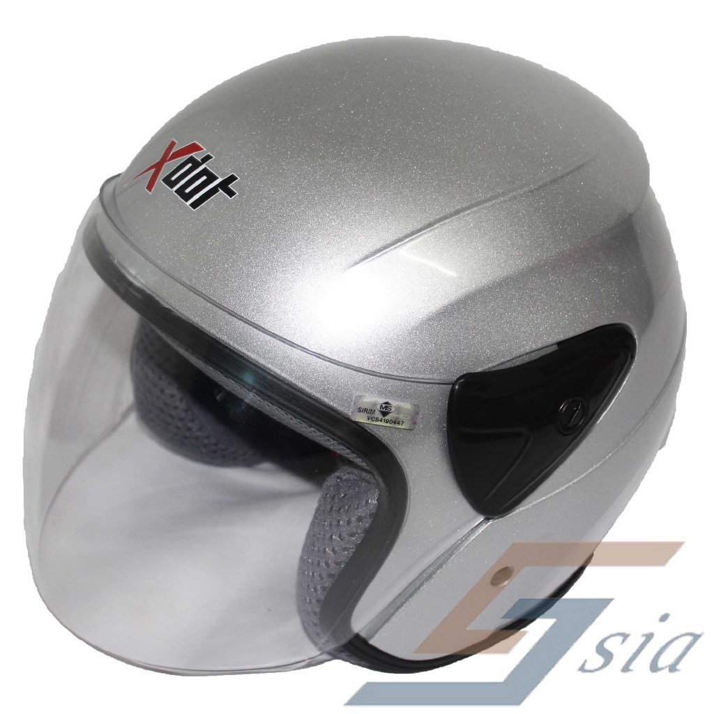 X-Dot G618N Helmet (Silver) | Shopee Malaysia