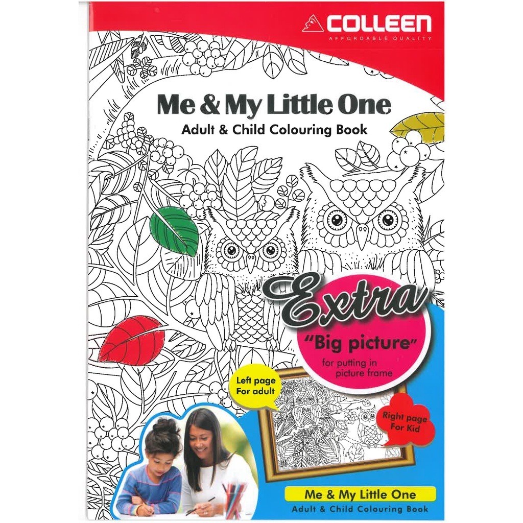 【COLLEEN】[FREE GIFT ONLY] Colleen Adult and Child Colouring Book ...