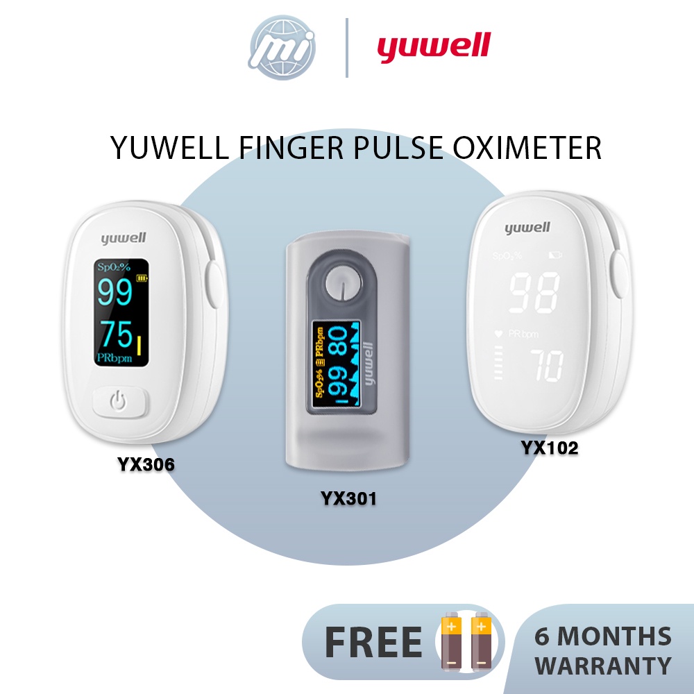 Youpin Yuwell YX102 / YX301 / YX306 Pulse Oximeter Digital Fingertip Painless Care Health High ...