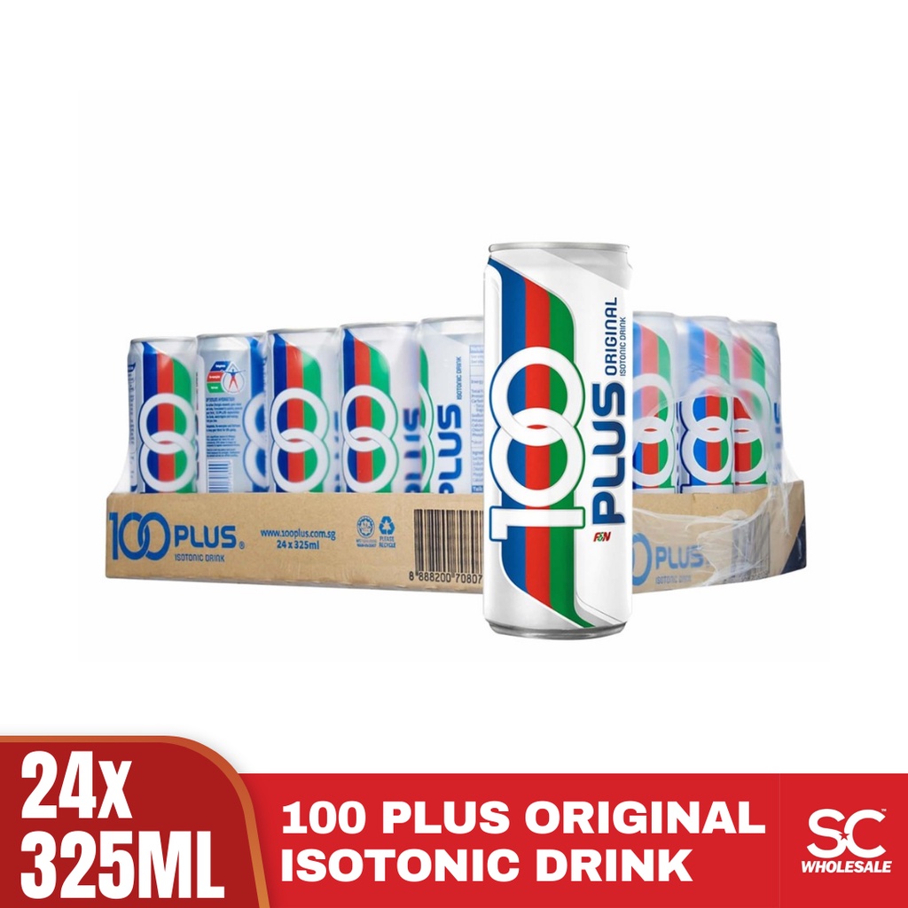 100 Plus Original Isotonic Can Drink 325ml x 24 [Carton] | Shopee Malaysia