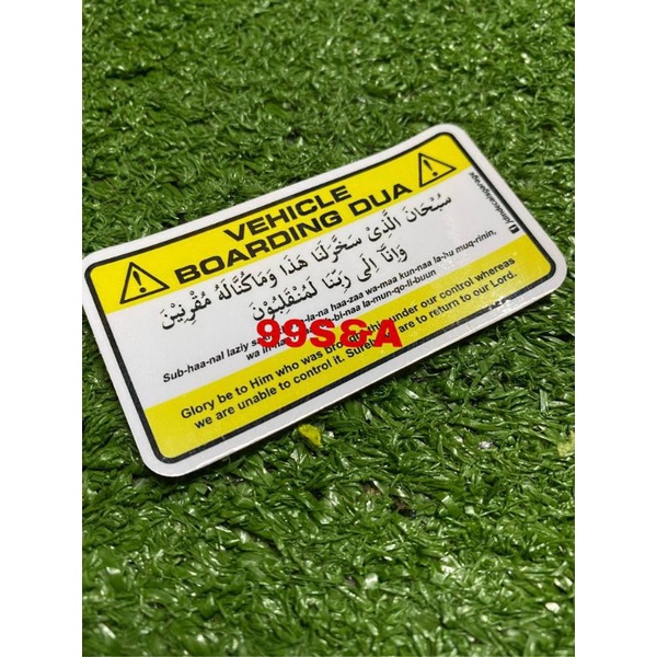 DOA NAIK KENDERAAN STICKER | Shopee Malaysia