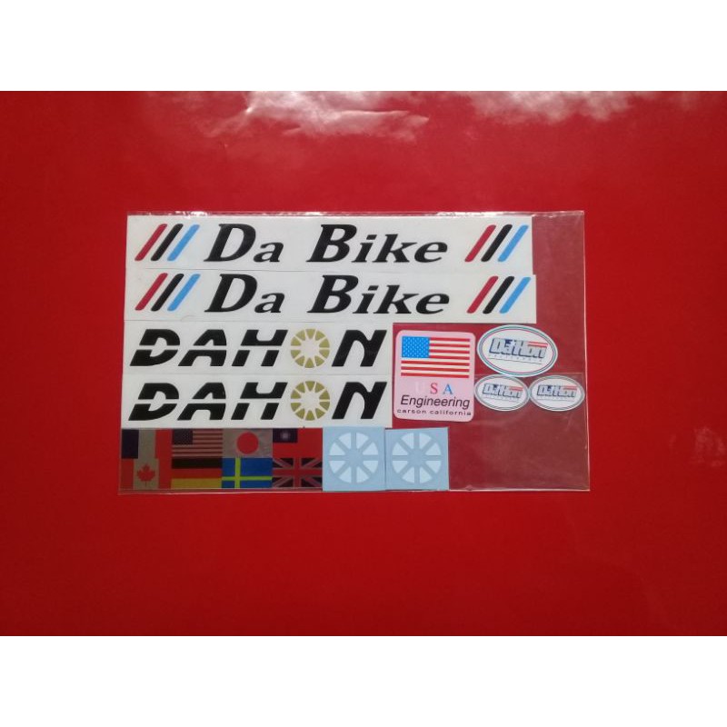 Dahon Da bike bicycle stickers | Shopee Malaysia