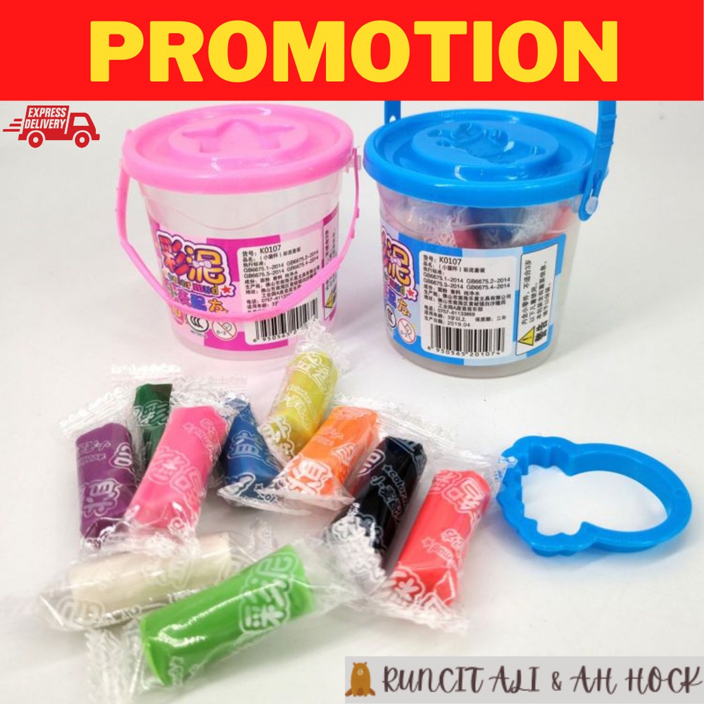 🔥READY STOCK🔥 MINI Size Set Playdough tanah liat modeling plasticine ...