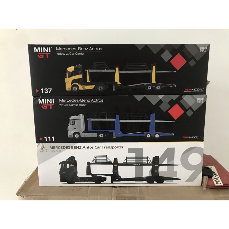 mini gt transporter mercedes actros | Shopee Malaysia