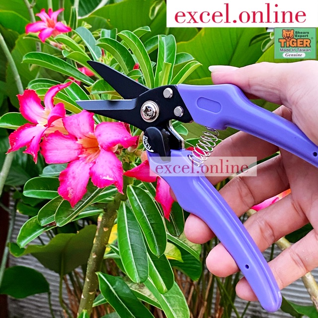 ORIGINAL TIGER K-706 PRUNING SHEARS/ GUNTING DAHAN POKOK BUNGA/ WIRING ...