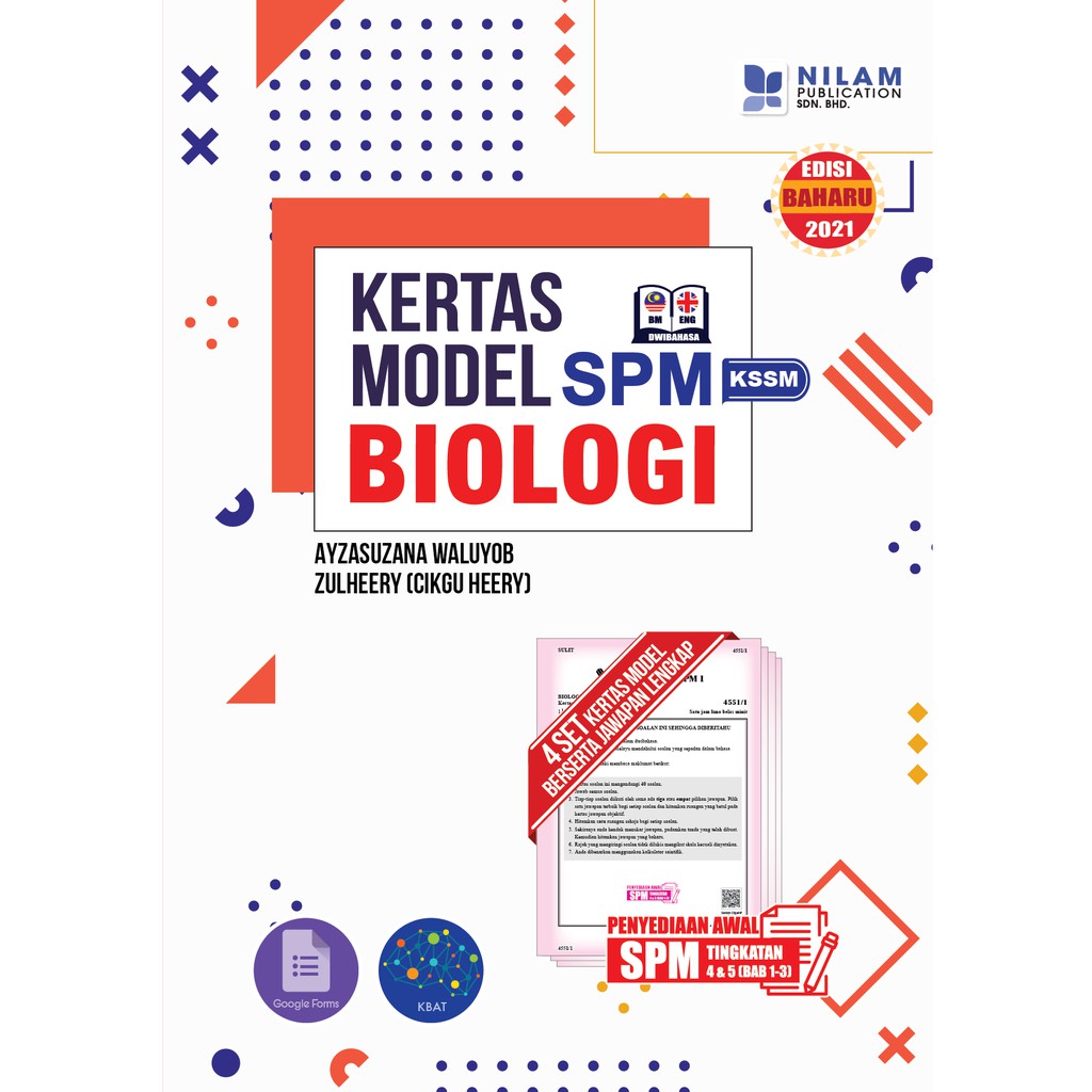 Kertas Model Spm Biologi Nilam Publication Kssm Format Terbaru 2021