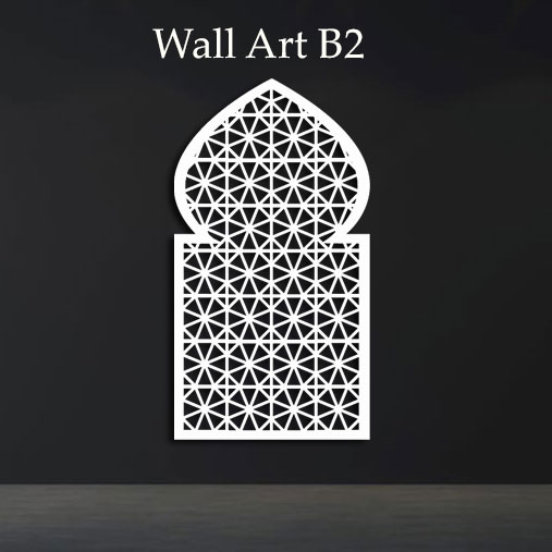 3D Islamic Pattern Cut Out Wall Art Kubah Mihrab Kerawang Islamic ...