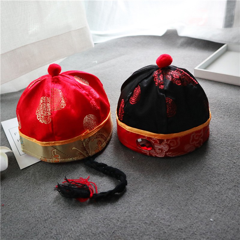 Chinese Fashion Baby Emperor Cap Performance Chinese Costumes Child ...