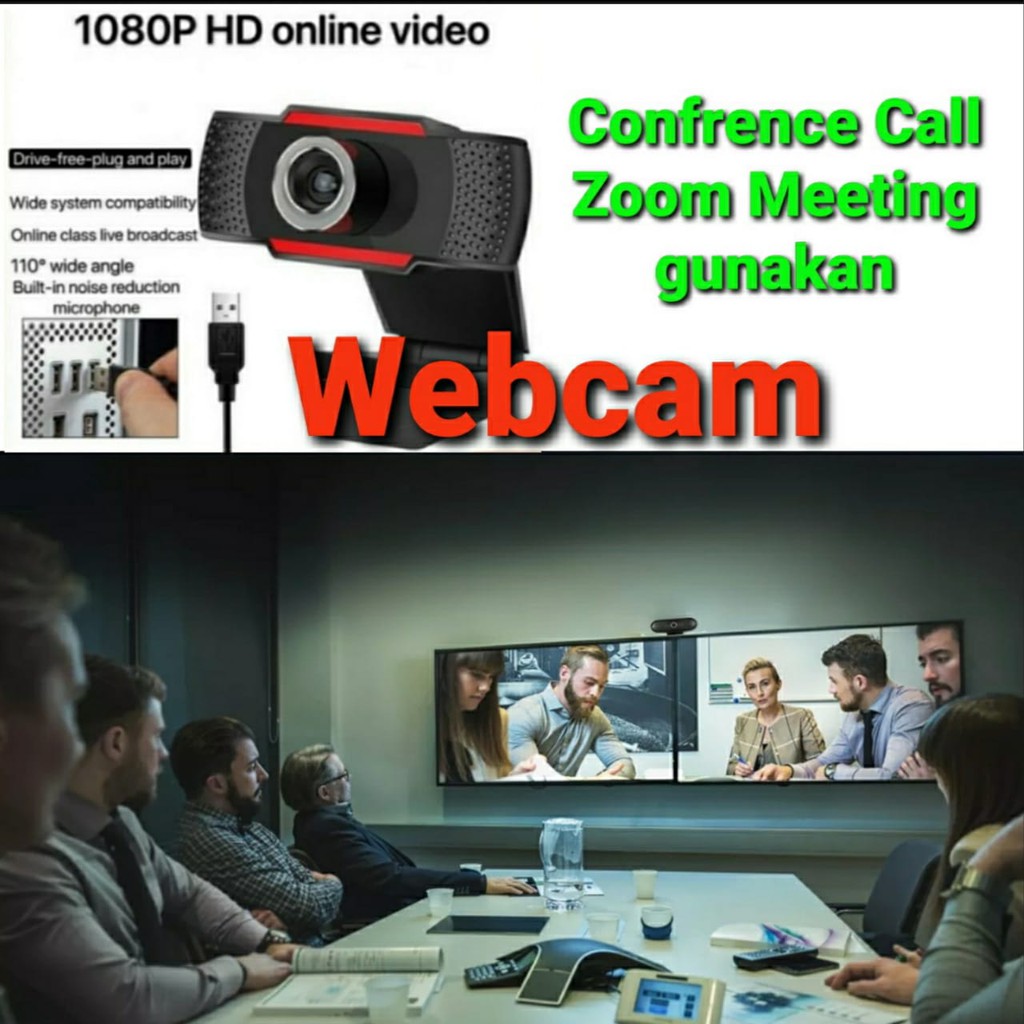 Webcam 2mp Full HD Zoom Meeting Camera Conference Call Camera | Shopee ...