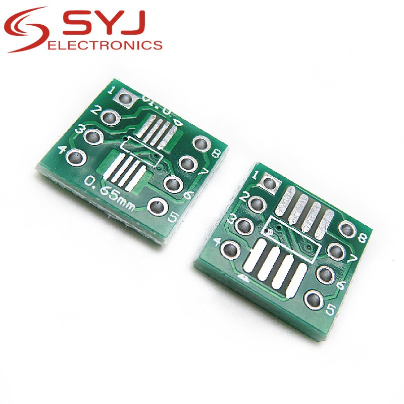 20pcs/lot TSSOP8 SSOP8 SOP8 to DIP8 PCB SOP-8 SOP Transfer Board DIP ...