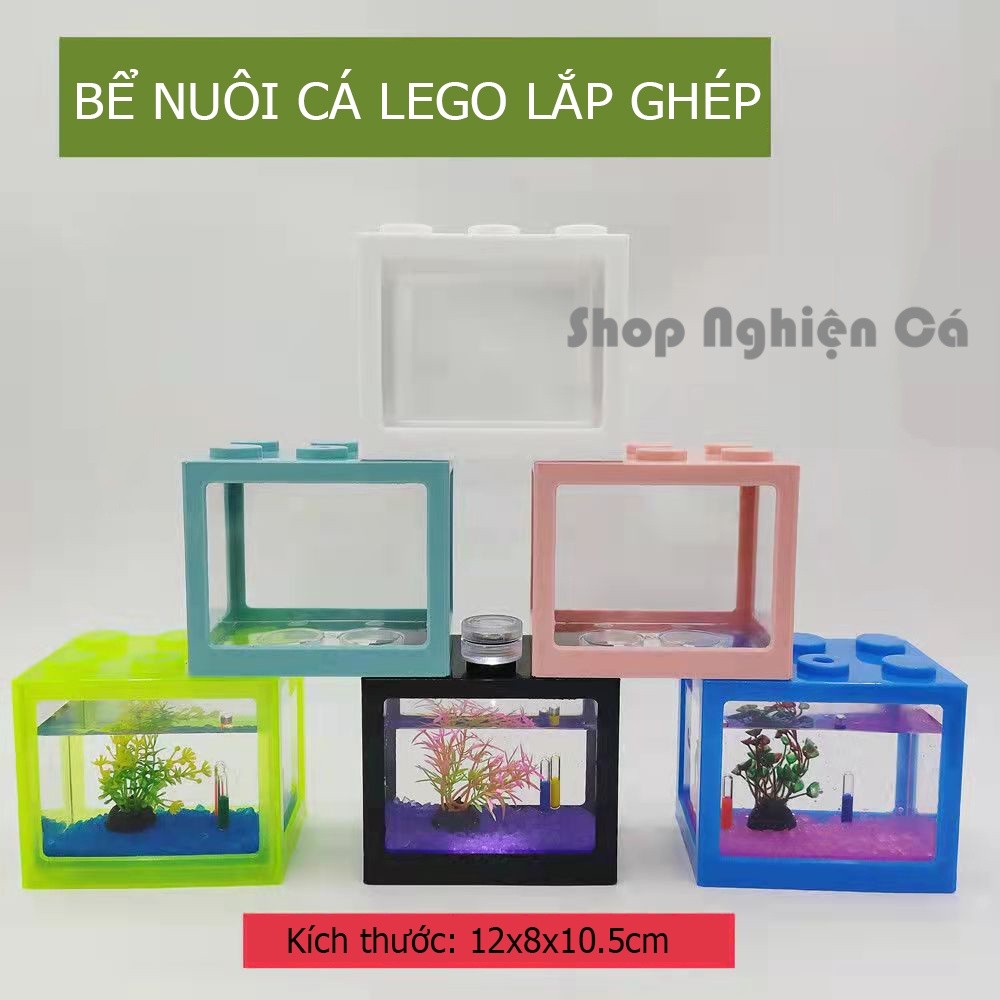 Lego mini betta fish tank 12 x 8.0 x 10.5 cm | Shopee Malaysia