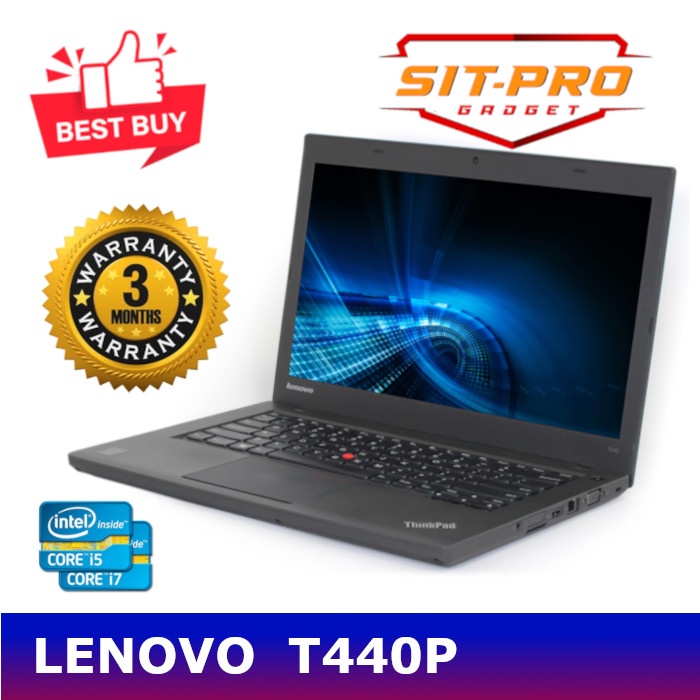 LENOVO THINKPAD T440P LAPTOP i5-4th gen with Windows 10 and basic software | Shopee Malaysia