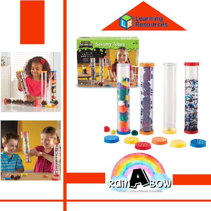 🛒 Learning Resources Primary Science Empty Sensory Tubes, Calm Down Bottles, Set of 4 Tubes ...