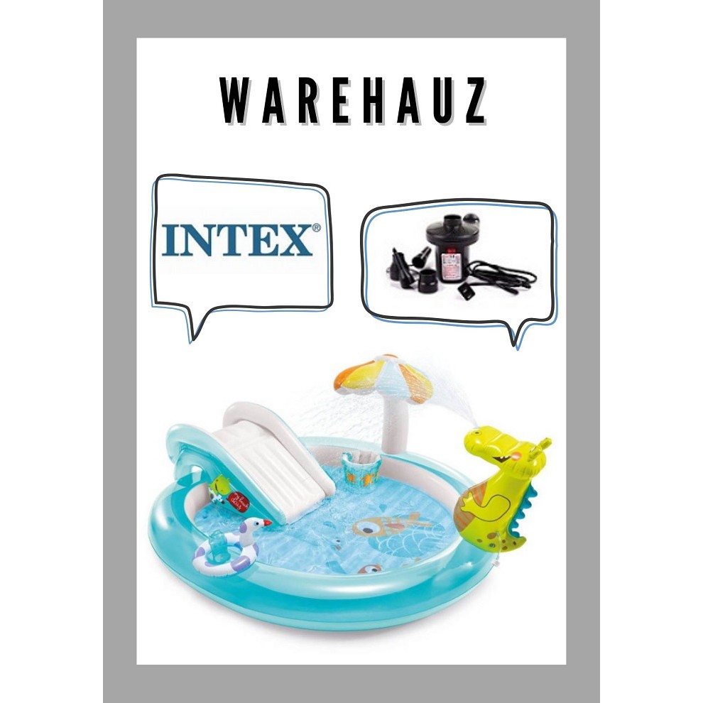 Intex 57165 Inflatable Kids Swimming Pool Or Indoor Play Tent (Box ...