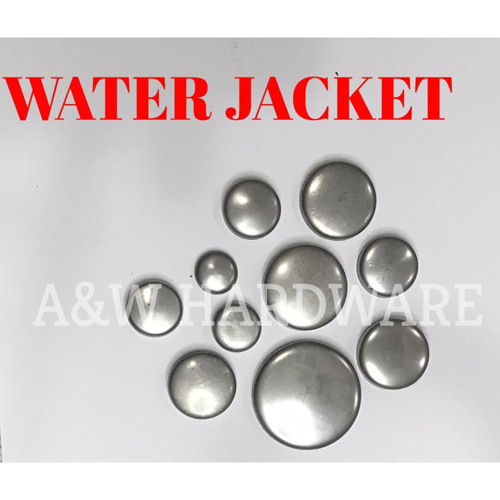 WATER JACKET/ENGINE BLOCK CAP/JAKET AIR STAINLESS STEEL 304 22MM,25.4MM ...