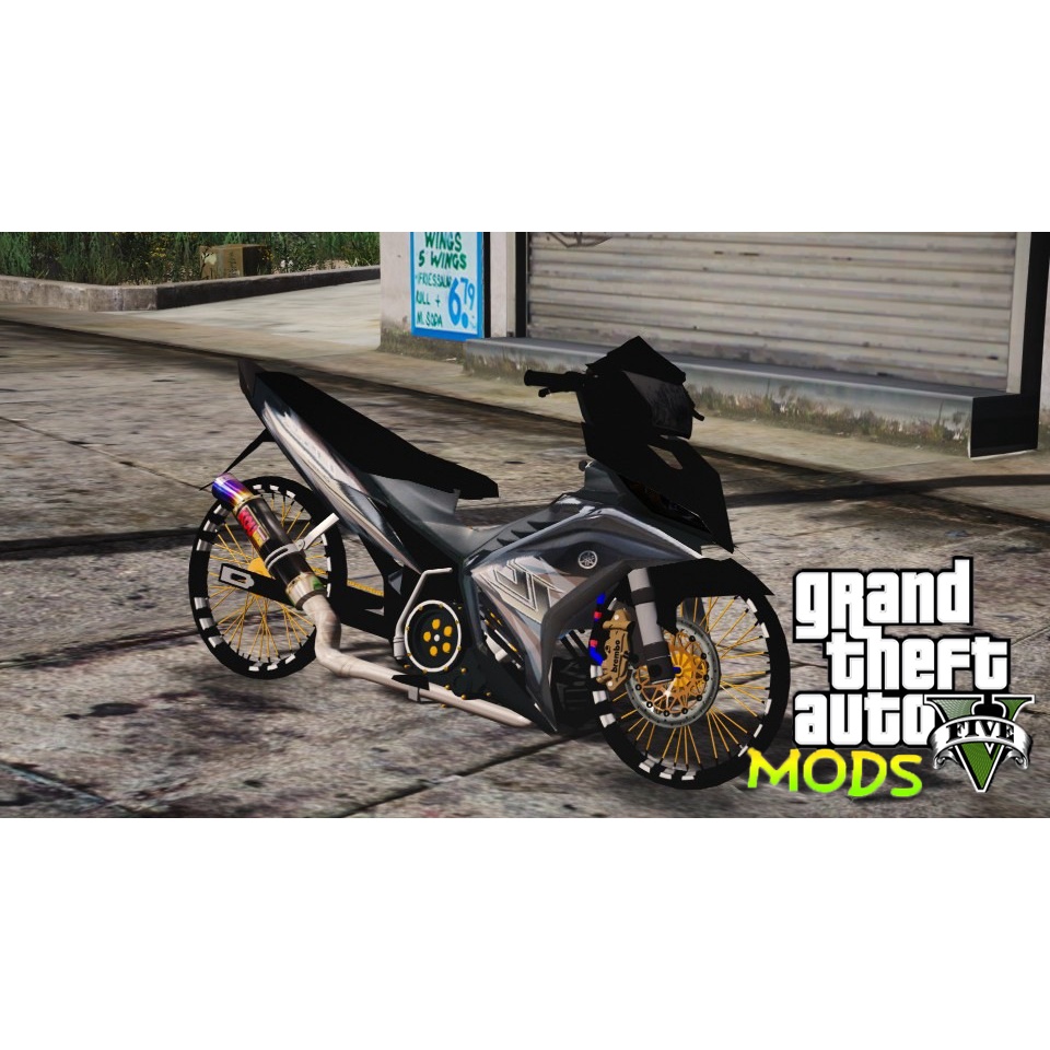 GTA V Mod Yamaha 135LC Black (ADD ON/FIVEM Ready/PC ONLY) | Shopee Malaysia