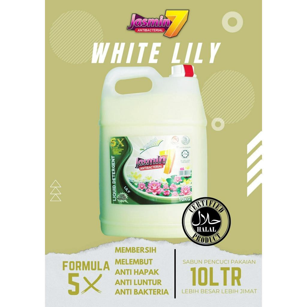 Jasmin7 Liquid Detergent / Laundry Detergent 10KG | Shopee Malaysia