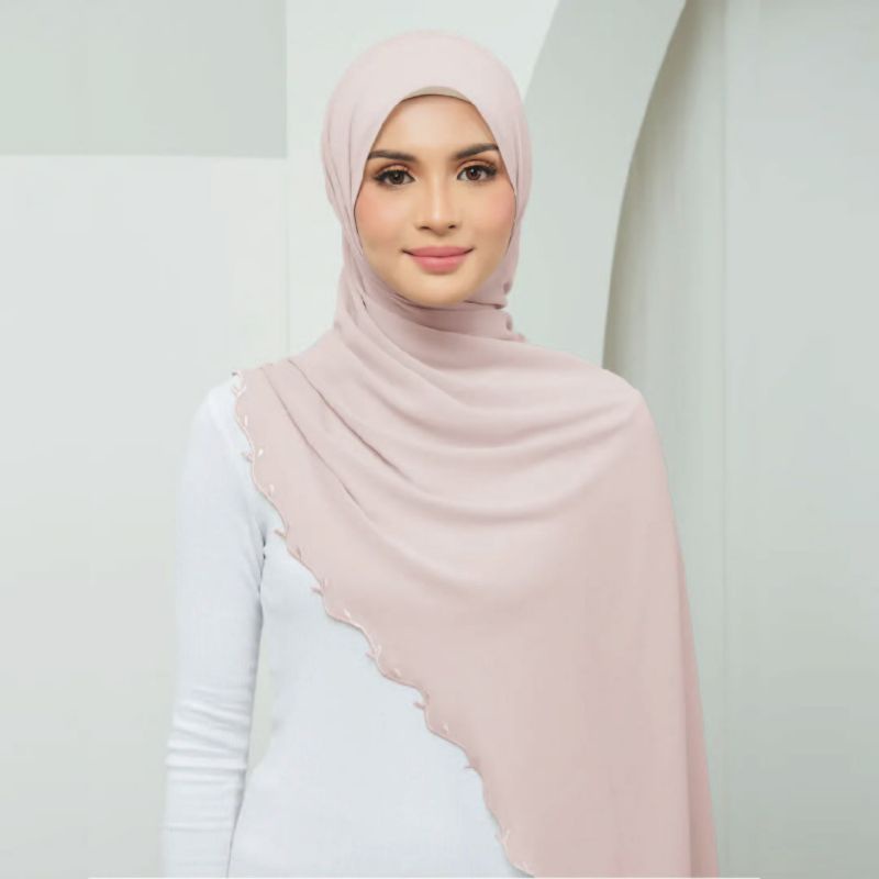 Sulam (Shawl Chiffon by Tudung Ruffle) | Shopee Malaysia