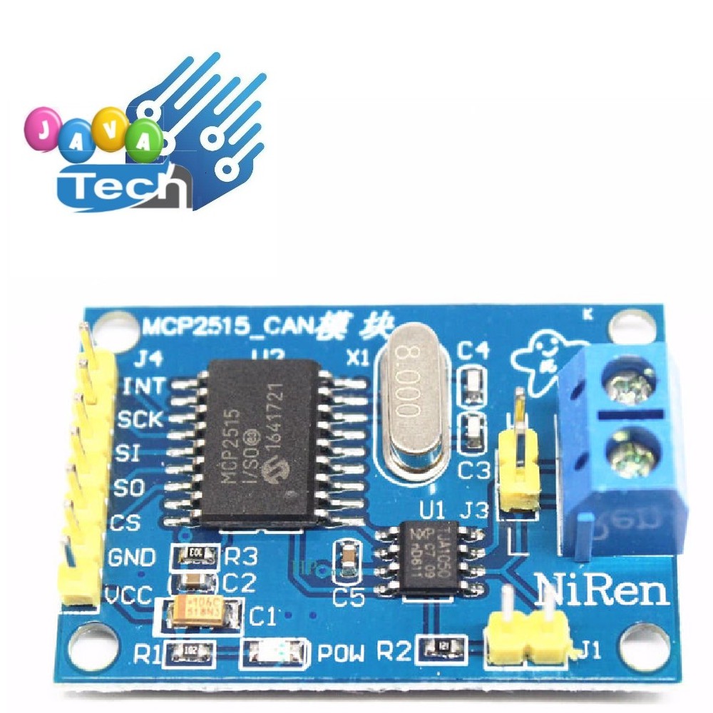 Mcp2515 CAN Bus SPI Protocol Board TJA1050 Module Receiver | Shopee ...